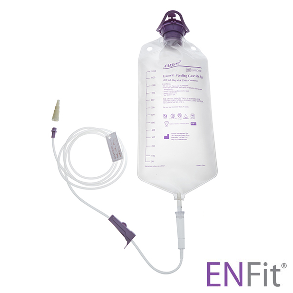 Enteral Feeding Sets with ENFit Connectors
